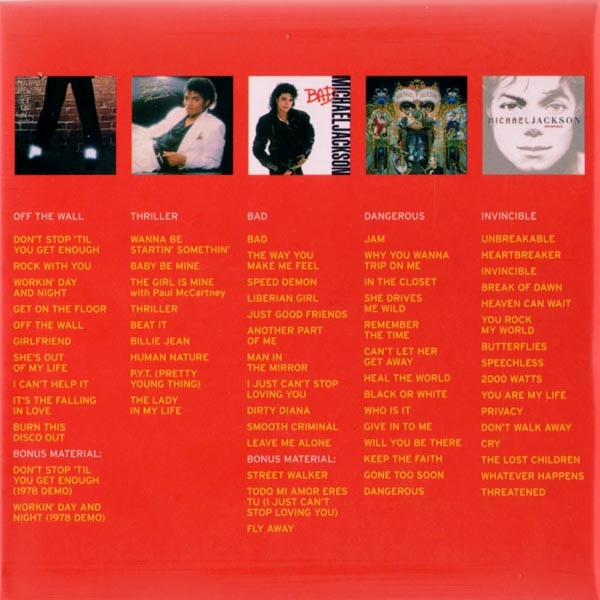 Michael Jackson The Collection : Booklet 1 | CD Covers | Cover Century ...